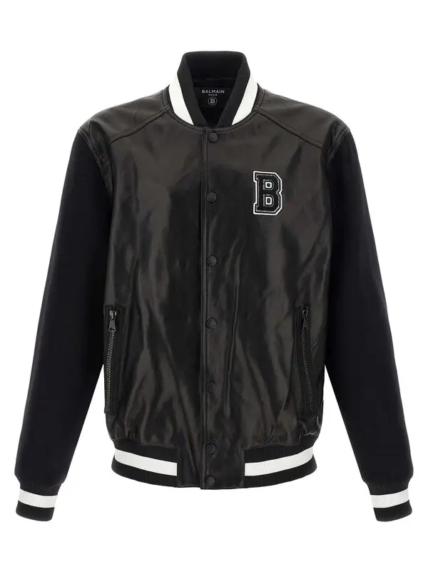 Balmain Varsity' Bomber Jacket - Multicolor