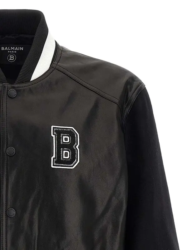 Balmain Varsity' Bomber Jacket - Multicolor