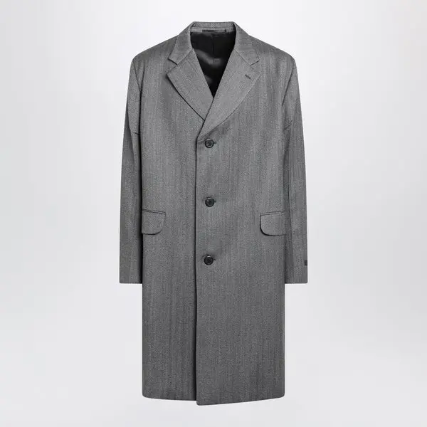 Prada Single-breasted Wool Coat