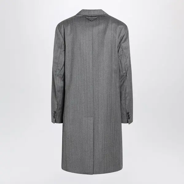 Prada Single-breasted Wool Coat