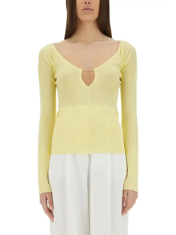 Jacquemus The Praluce Top - Yellow