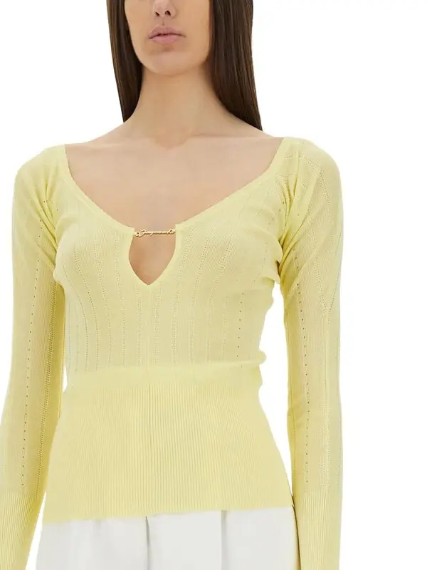 Jacquemus The Praluce Top - Yellow