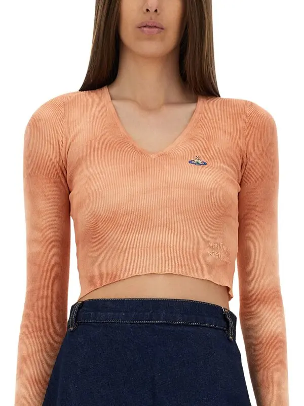 VIVIENNE WESTWOOD Bea Cropped Top - Pink