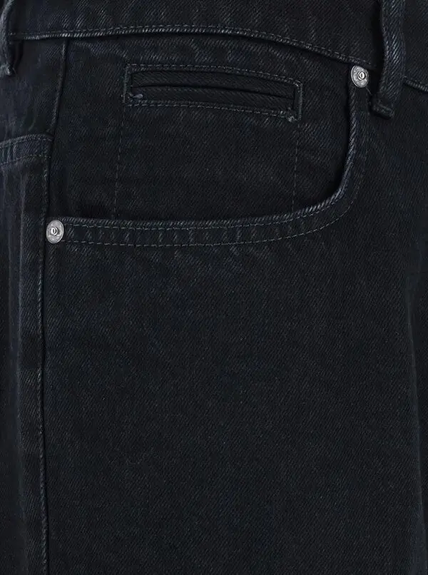 Givenchy Jeans With Belt Loops In Denim