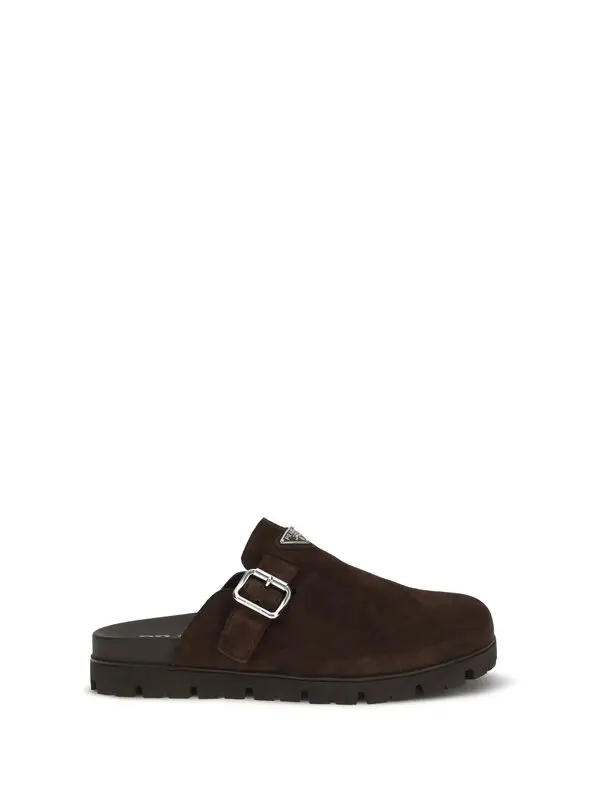 Prada Suede Mules