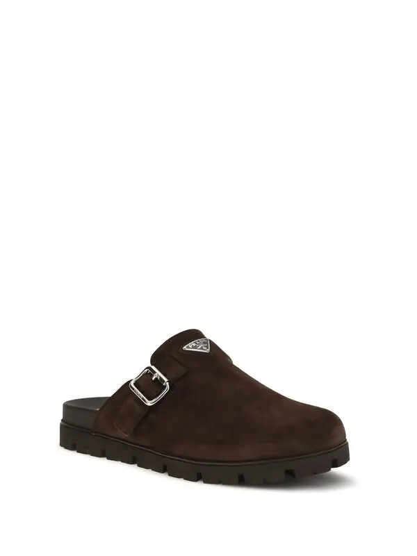 Prada Suede Mules