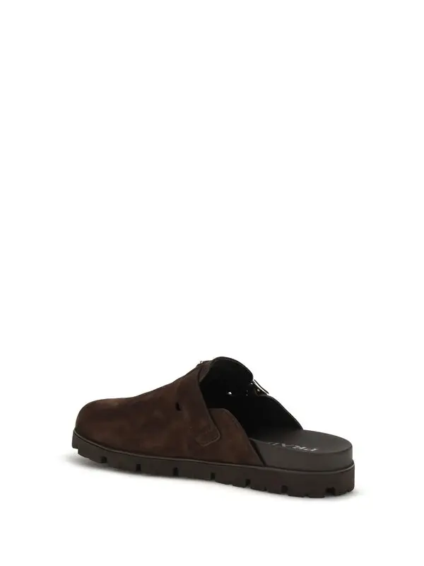 Prada Suede Mules