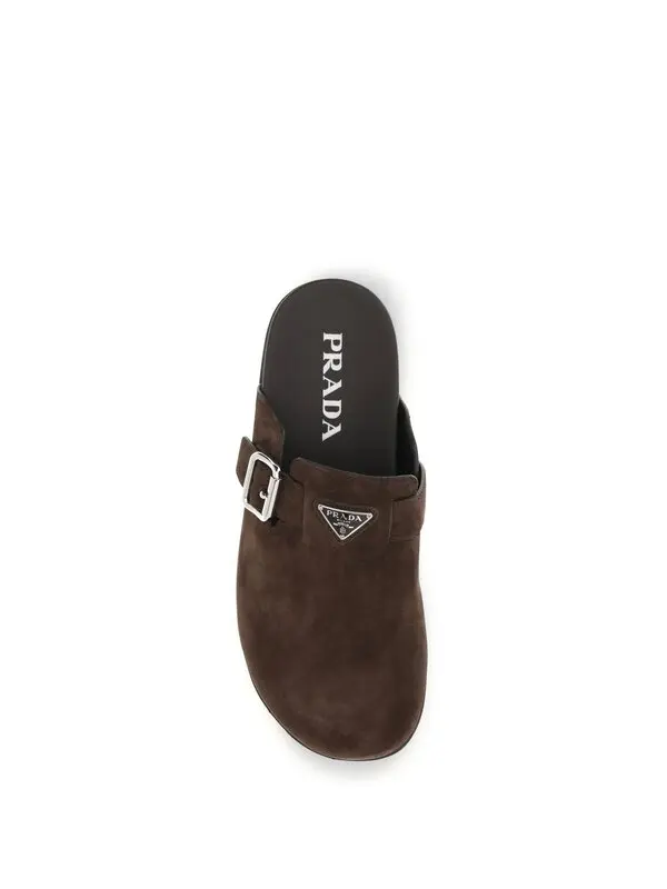 Prada Suede Mules