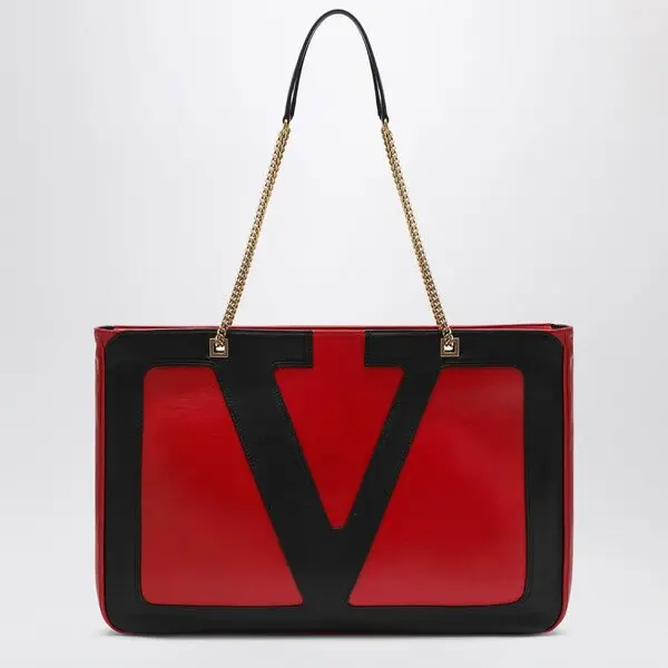 Valentino Garavani Large Viva Superstar Bag /black - Red