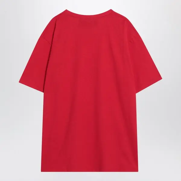 Valentino Garavani T-shirt With Le Chat De La Maison Print - Red