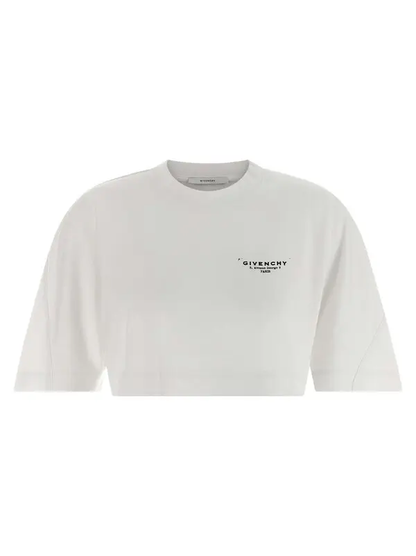 Givenchy Cropped T-shirt - White