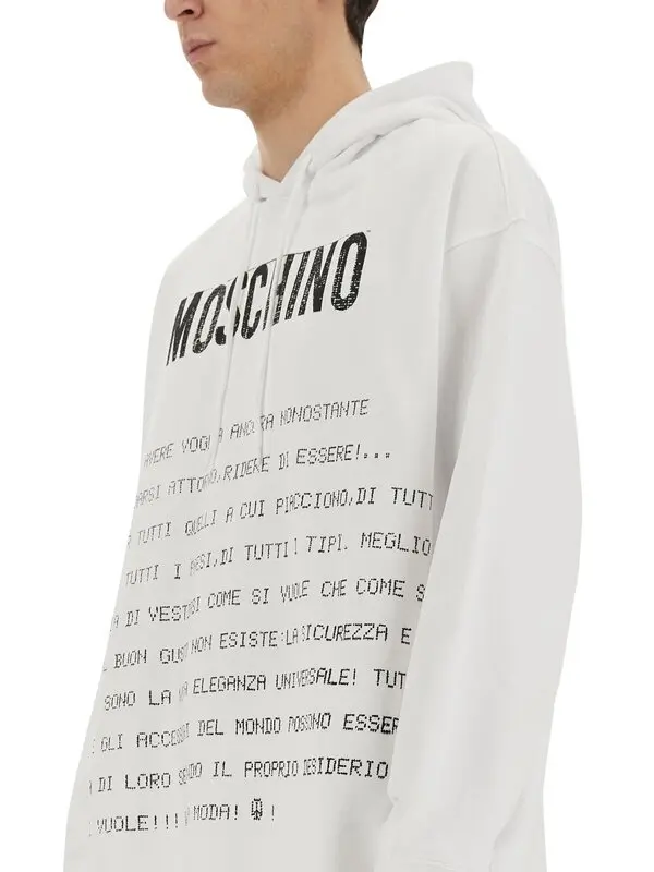 Moschino Archive Message Hoodie