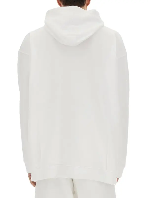 Moschino Archive Message Hoodie - White