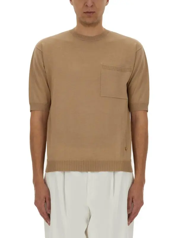 Moschino Wool And Silk Sweater - Cream