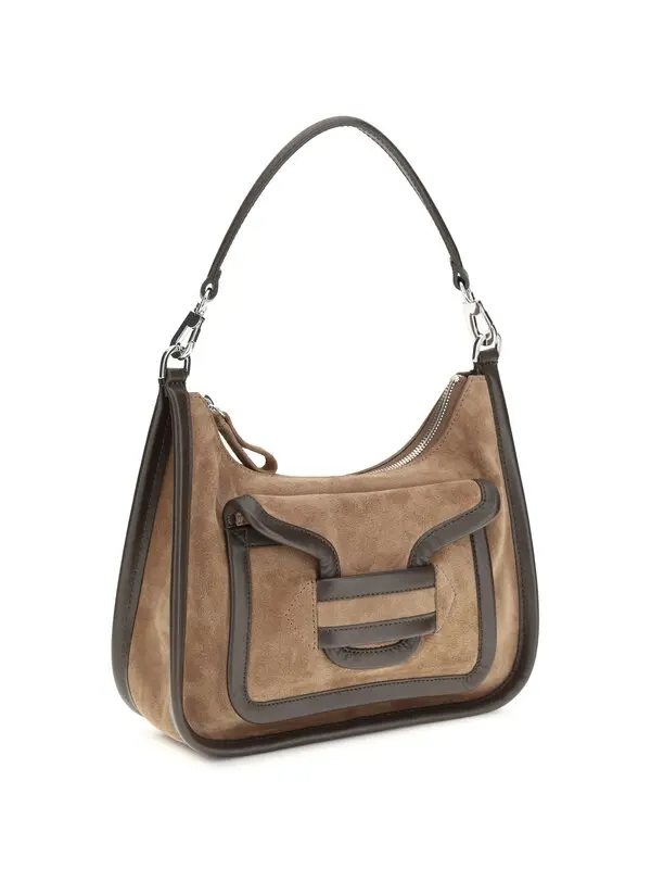 Pierre Hardy Alpha Day Miss Leather Shoulder Bag - Brown