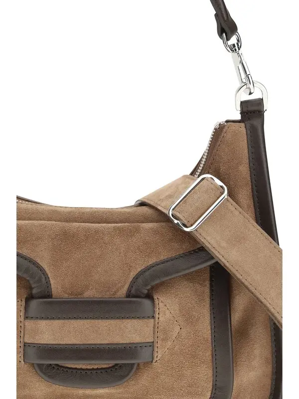 Pierre Hardy Alpha Day Miss Leather Shoulder Bag - Brown