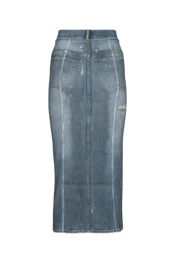 Acne Studios Gonna Cotton Skirt - Multicolor
