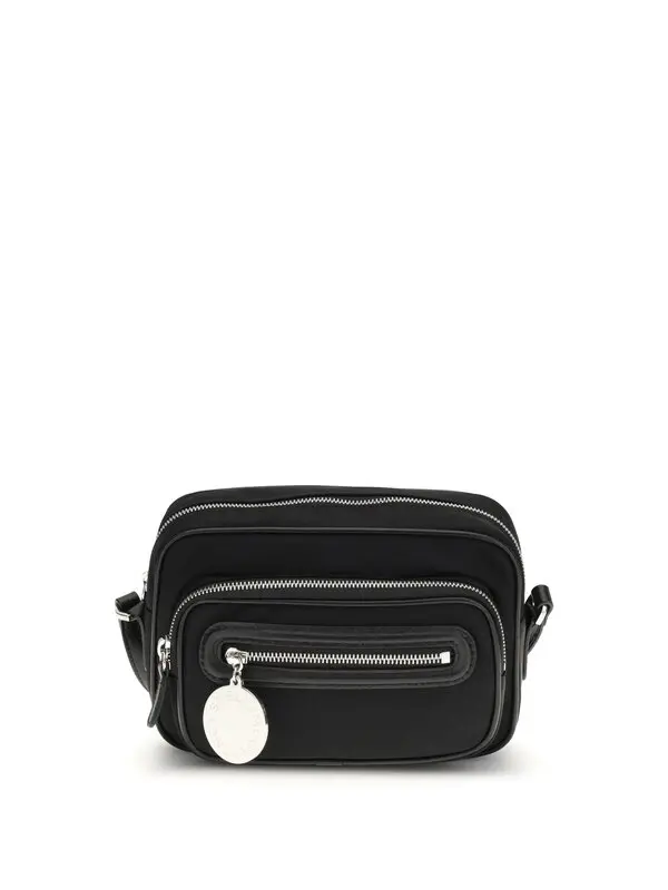 Stella McCartney Dartmoor Shoulder Bag In Econyl - Black