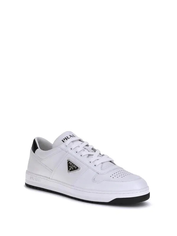 Prada Leather Sneakers - White