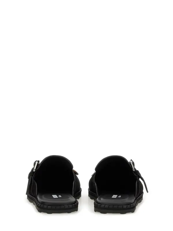Moschino Pin Suede Sandals