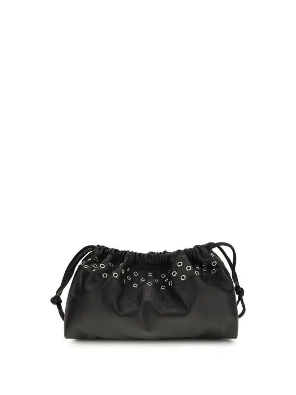 Pierre Hardy Calfskin Leather Eyelet Double Clutch