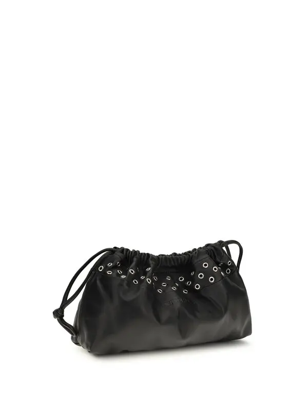 Pierre Hardy Calfskin Leather Eyelet Double Clutch