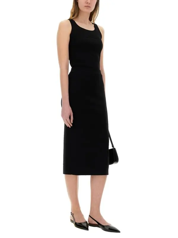 Max Mara Ribbed Tank Top - Black