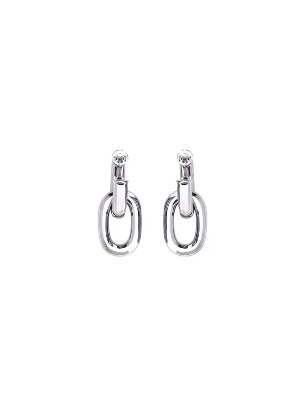 Rabanne Double Xl Link Earrings