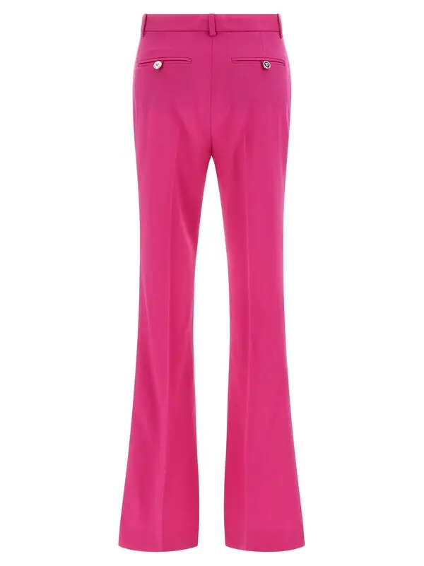 Versace Stretch Wool Flared Trousers