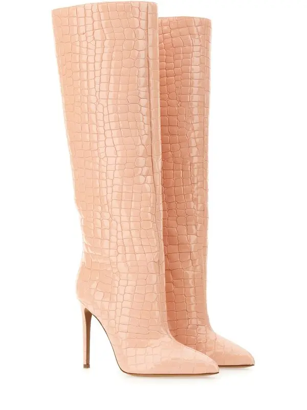 Paris Texas Leather Boot - Pink