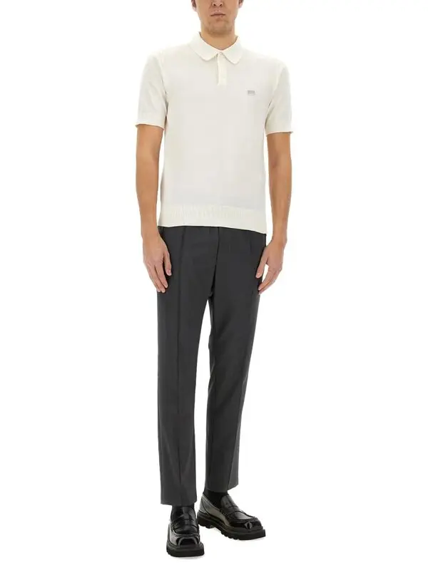 Dolce & Gabbana Polo With Logo - White