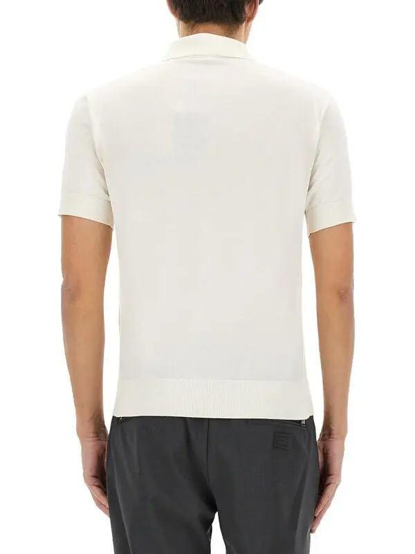 Dolce & Gabbana Polo With Logo - White