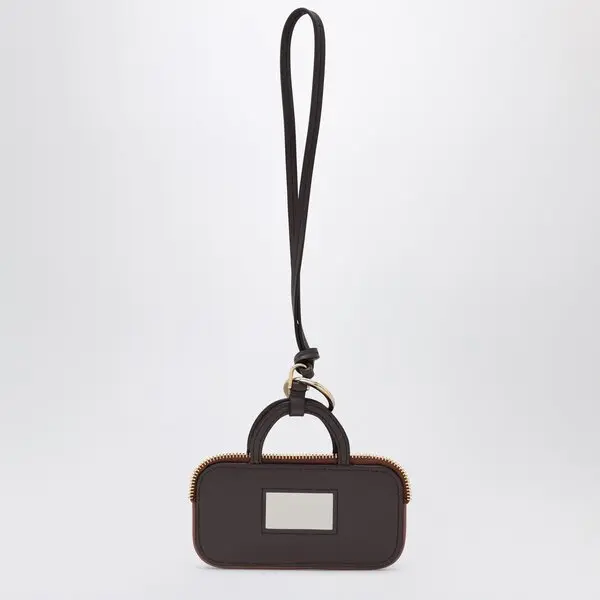 Miu Miu Trick Arcadie In Cognac-coloured Leather