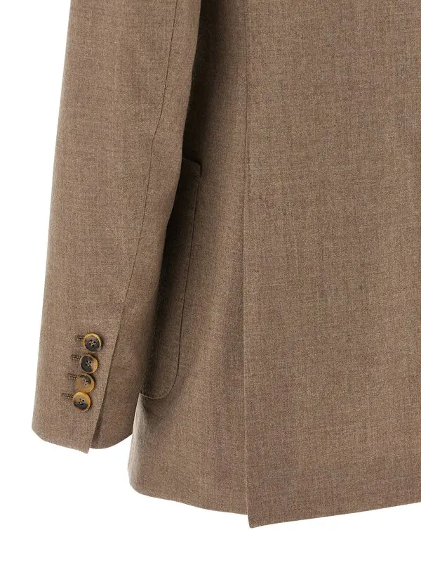 Max Mara Harald Double-breasted Blazer - Cream
