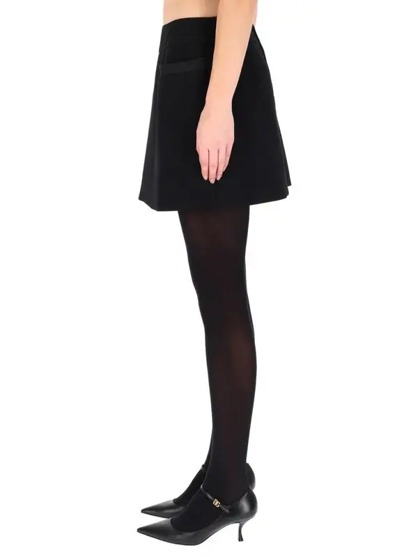 Dolce & Gabbana Double Crepe Basque Skirt