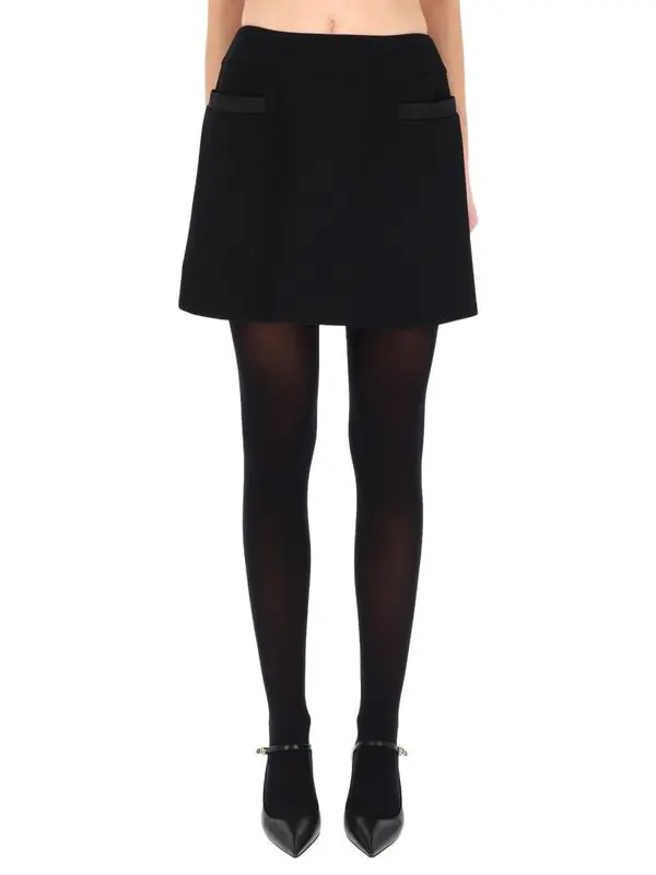 Dolce & Gabbana Double Crepe Basque Skirt