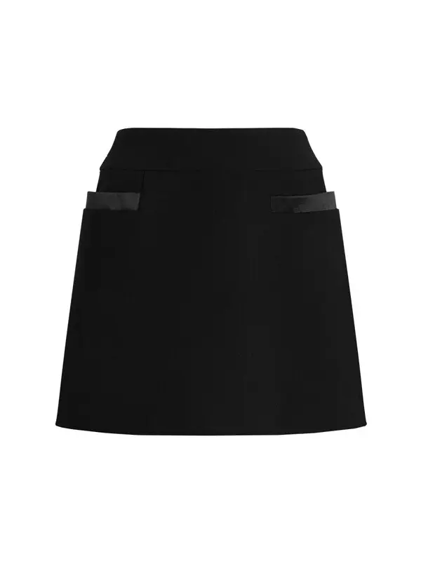 Dolce & Gabbana Double Crepe Basque Skirt