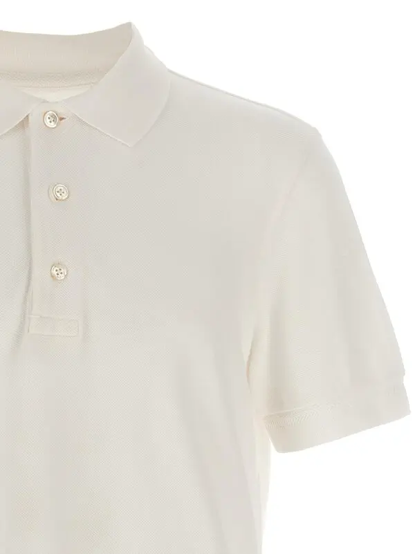 TOM FORD Piqué Polo Shirt - White