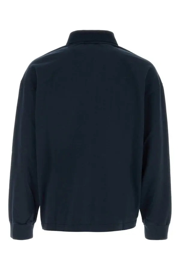 A.p.c. Navy Cotton Oversize Alexis Polo Shirt