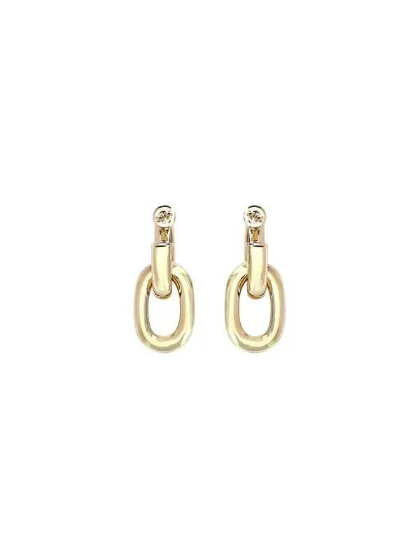 Rabanne Double Xl Link Earrings - Gold