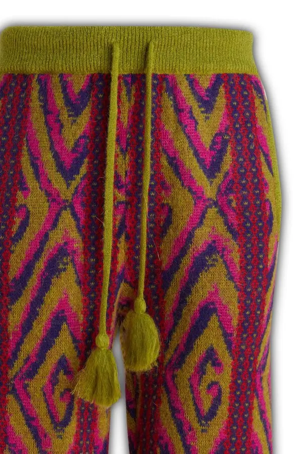 Gucci Patterned Knit Trousers - Multicolor
