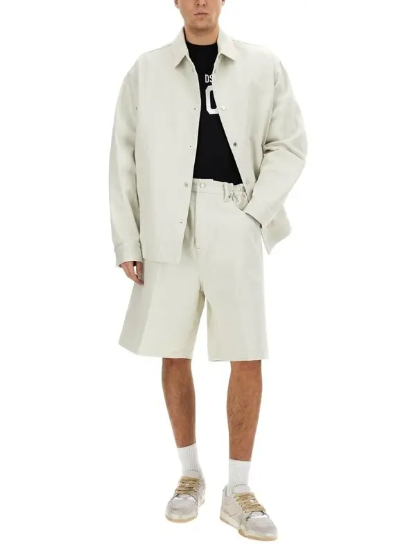 Dsquared2 Icon New Generation Overshirt - Cream