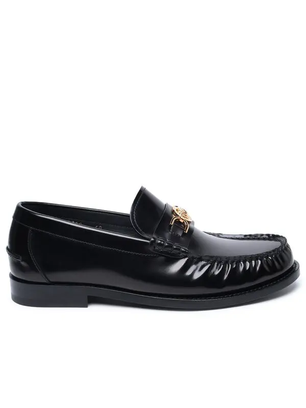 Versace Leather Loafers