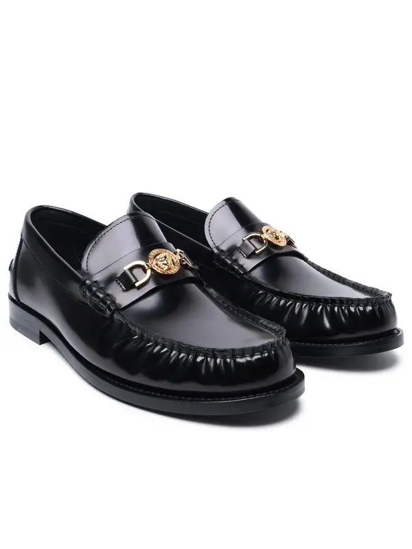 Versace Leather Loafers
