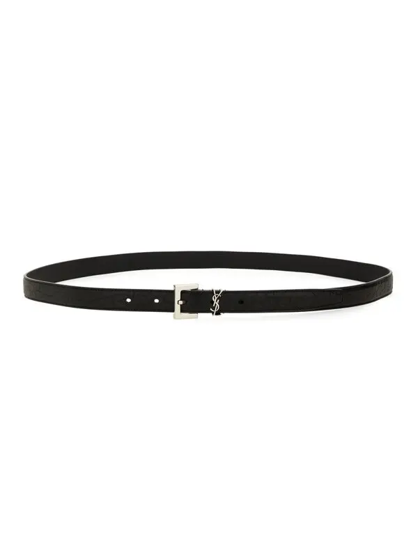 Saint Laurent Cintura Cassandre Sottile
