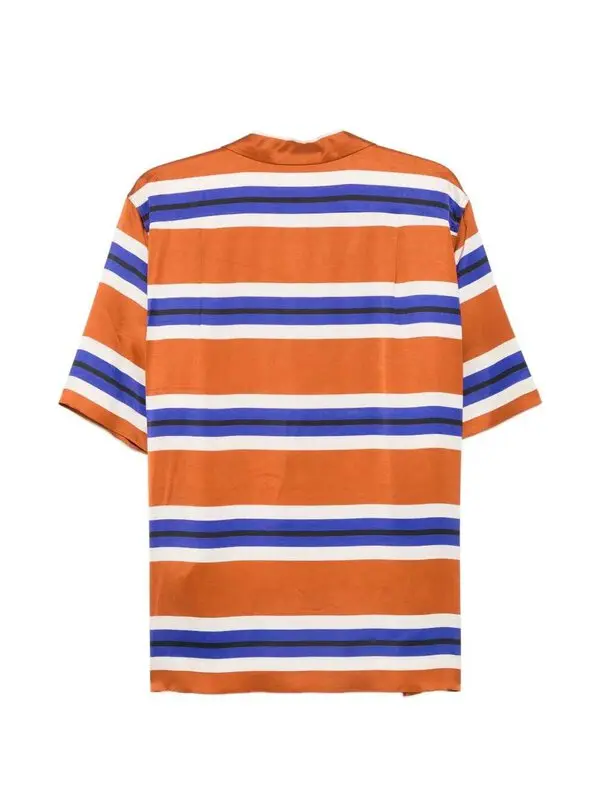 Dries Van Noten Striped Shirt Decorated With Beads