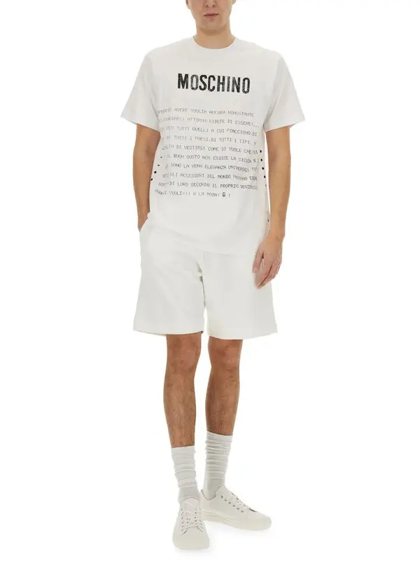 Moschino Message Print T-shirt