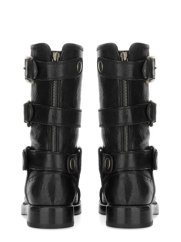Dolce & Gabbana Leather Boots - Black