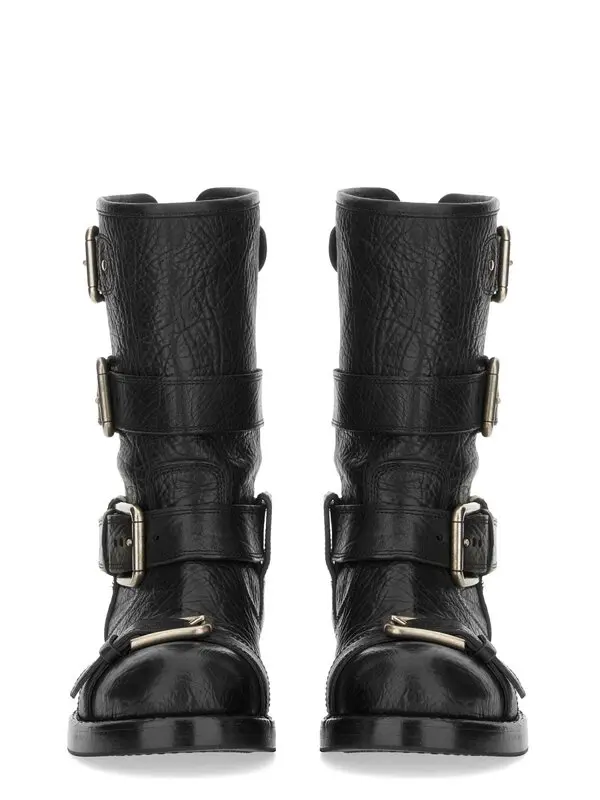 Dolce & Gabbana Leather Boots - Black