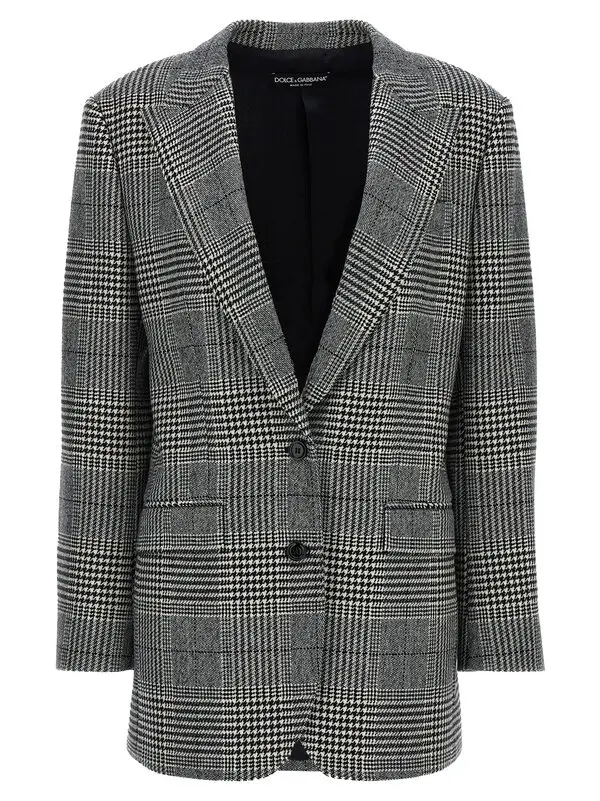 Dolce & Gabbana Pied De Poule' Blazer - Multicolor